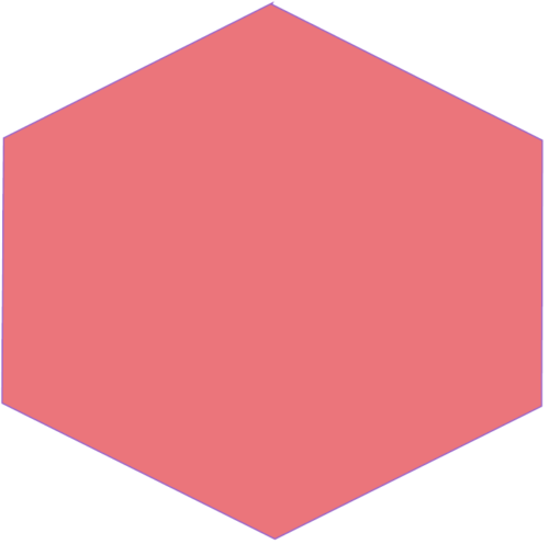 Pink hexagon – Rubida Communications